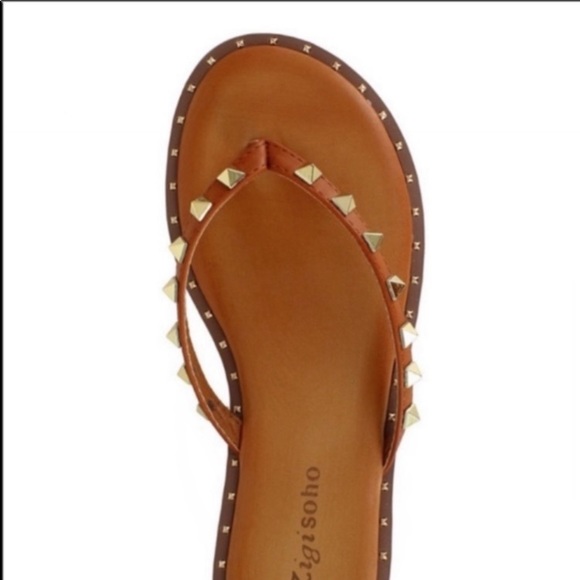 Zigi Soho | Shoes | Zigi Soho Studded Flip Flops | Poshmark